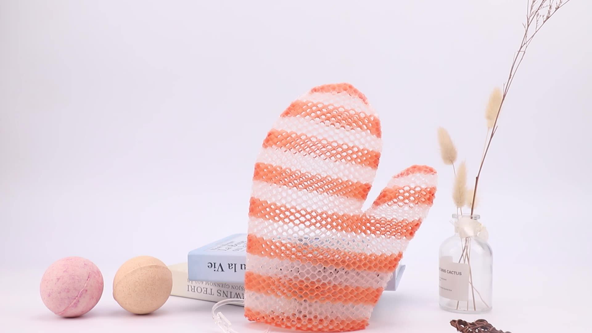 Korean Deep Exfoliator Shower Mitts Spa Massage Body Scrub Bath Mitt ...