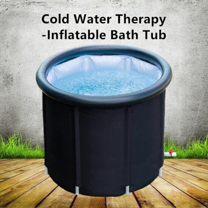 Portable Ice Bath Inflatable Plunge Pools Ice Water Barrel Foldable ...