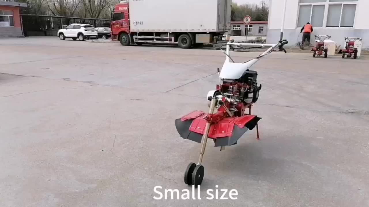 Cultivators Mini Tiller Rotary Wheel Tractor Agricultural Tools Power ...