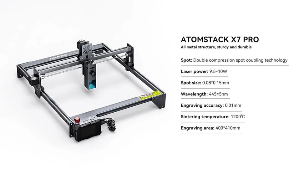 Atomstack A10 S10 X7 Pro 50w Laser Engraving Machine Offline Cnc Cutter ...