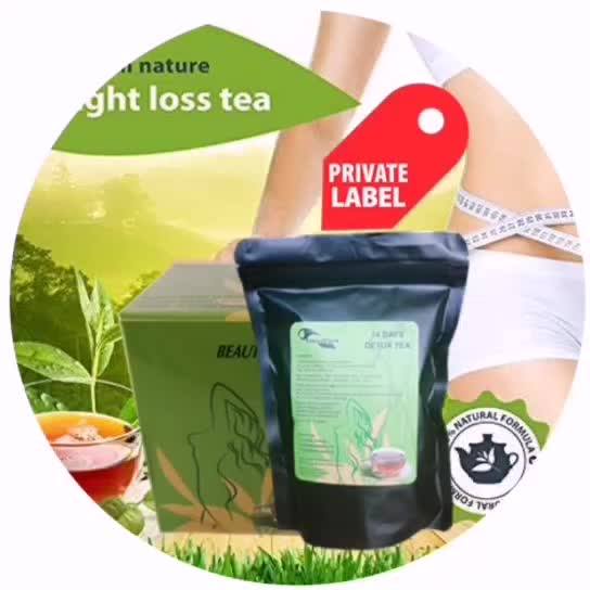 Tea Factory Wholesale Detox Slim Tea Private Label 14 Days 28 Days ...