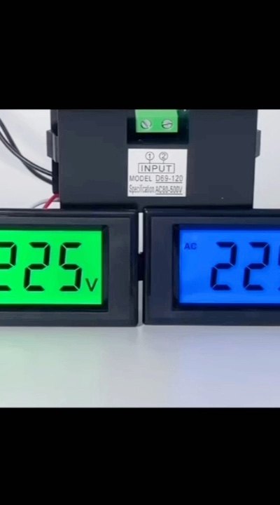 D85-120 Voltage Meters With Lcd Display Ac Power Voltmeter Color Screen Voltage Detection Screen ...