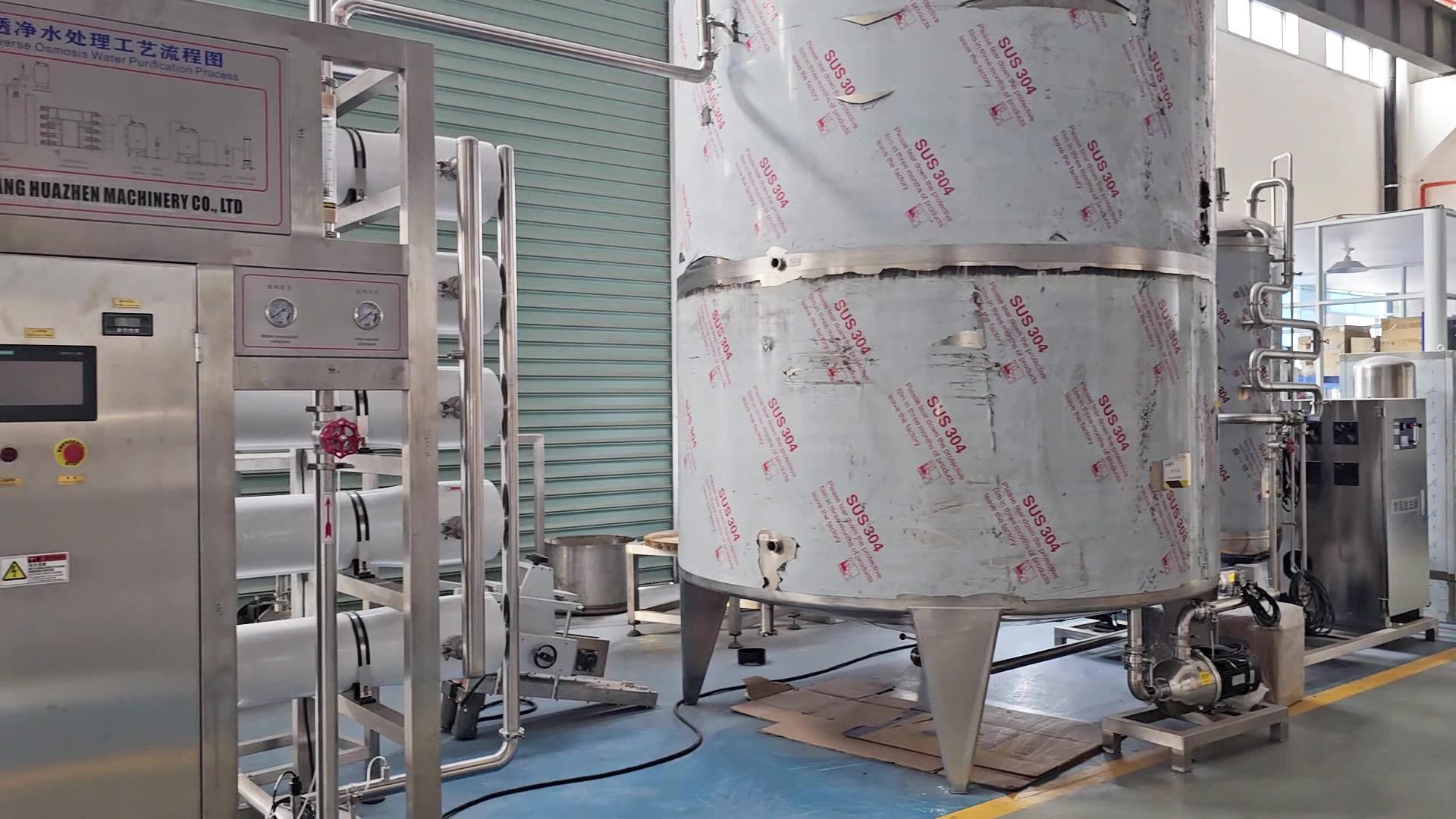 10t/h One Level Ro Water Treatment Machine System /reverse Osmosis ...