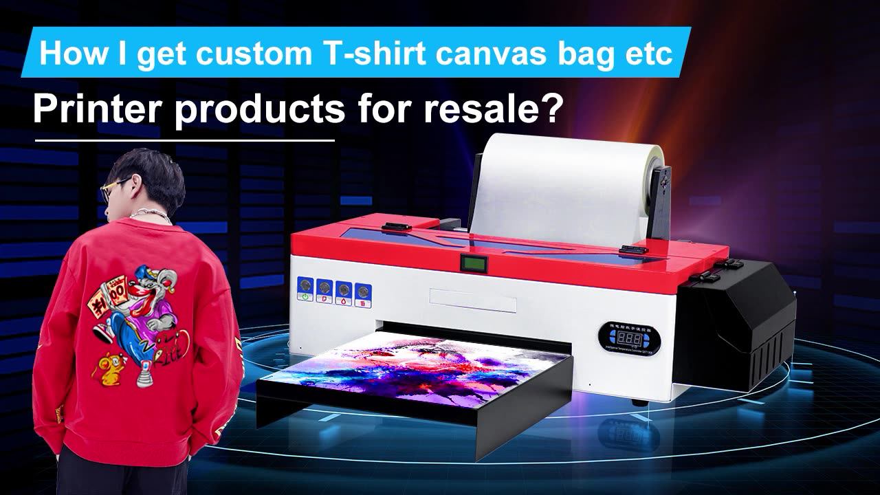 A3 Printer All In One With Oven 30cm Smart L1800 Dtf Roll Plastisol ...