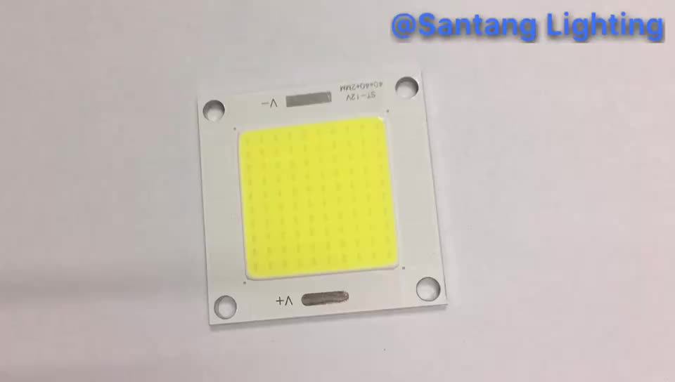40*40mm Cob Chip 12v 50w Led Chip 6000k White Color Used In Flood Light ...
