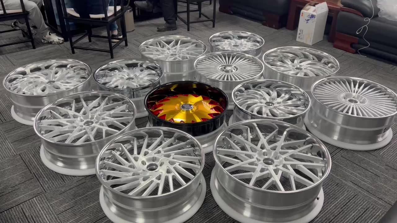 Hadison Personalization Custom Forged Spinner Floating Wheels 20 22 24 ...