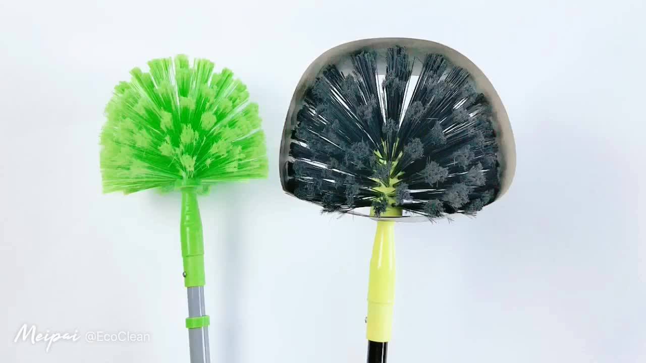 Ecoclean Telescopic Handle Round Ceiling Cleaning Cobweb Brush,Cobweb ...