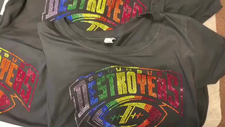 Custom Rhinestone T Shirts Designs For Shirt Skull Rhinestone T- Shirts ...