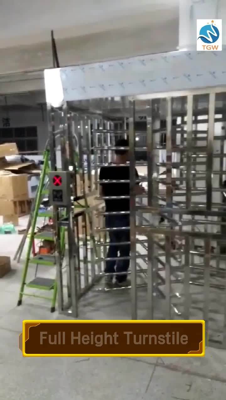 Rfid Baffle Full Height Automatic Security Turnstile Gate Hs Code ...