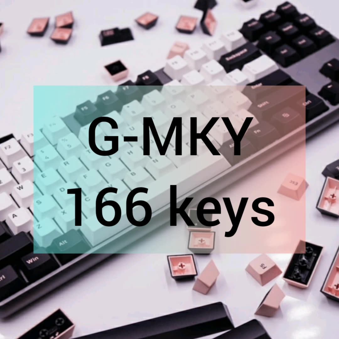 AJAZZ AK515 Wired Gaming Mechanical Keyboard 104 Keys Backlight PBT ...