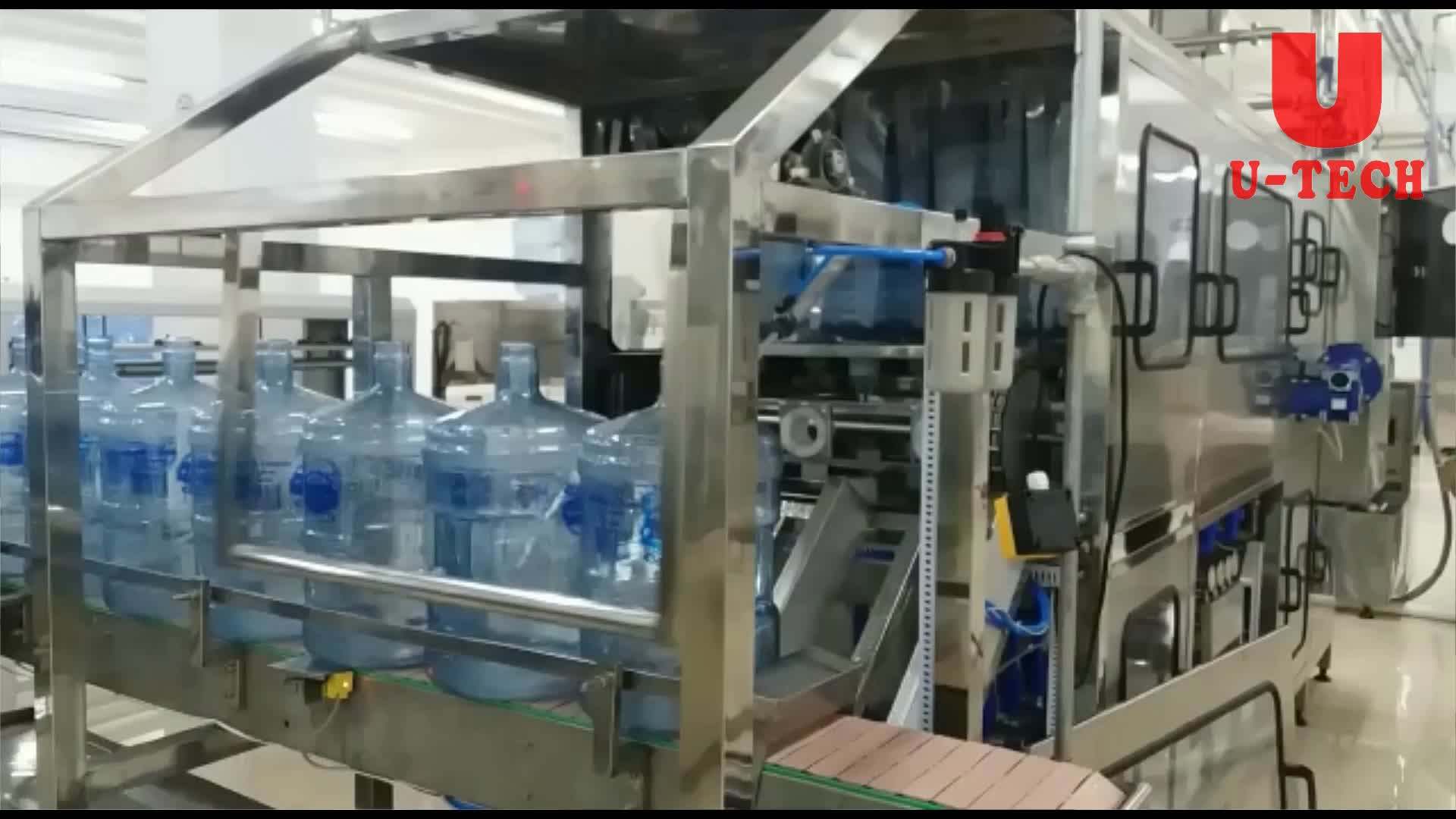 Complete Automatic 5 Gallon Plastic Bucket Barrel Pure Water Filling ...