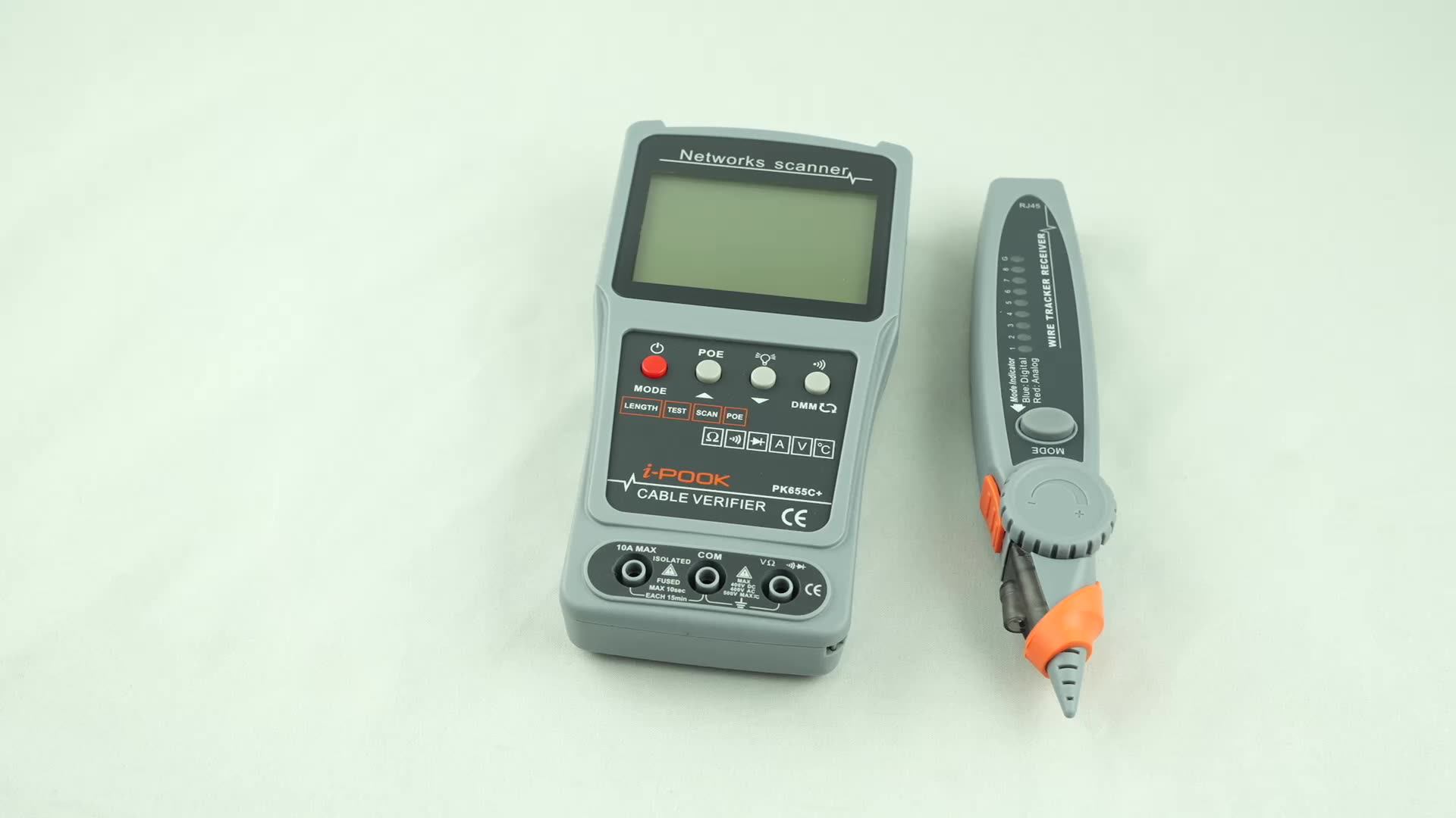 I-pook Pk655c+ Lan Cable Length Lcd Wire Tracker Digital Cable Tracker ...