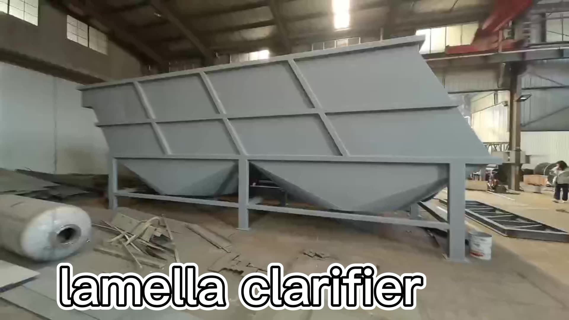 Stainless Steel Material Lamella Plate Water Clarifier Tank Used For ...