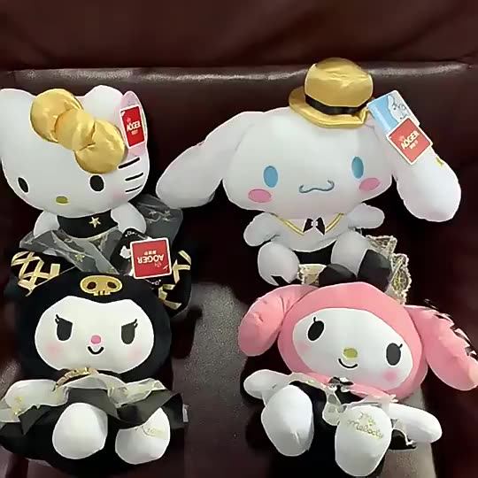 Sanrio 30cm Kawaii Kuromi Lita Princess Dress Anime My Melody Cartoon ...