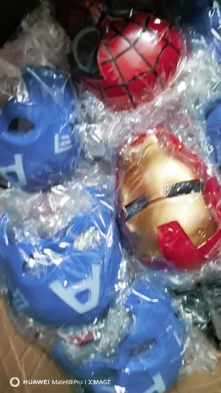 Hulk Spiderman Superhero Figure Mask Cosplay Party Avenger Halloween ...