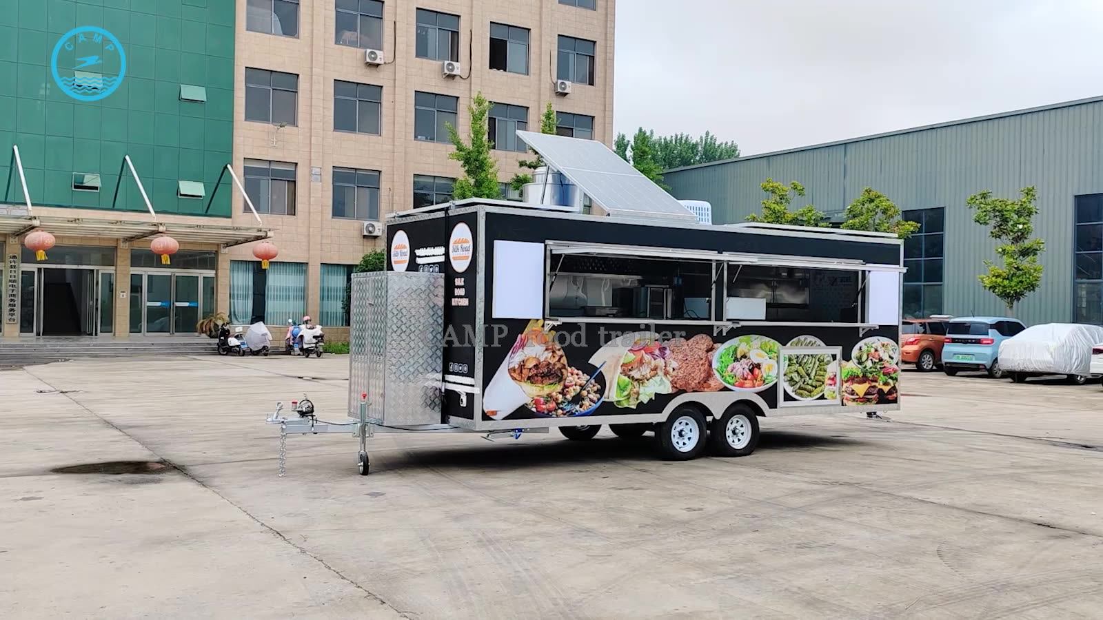 Camp Solar Powered Food Truck With Complete Kitchen Ice Cream Mobile ...