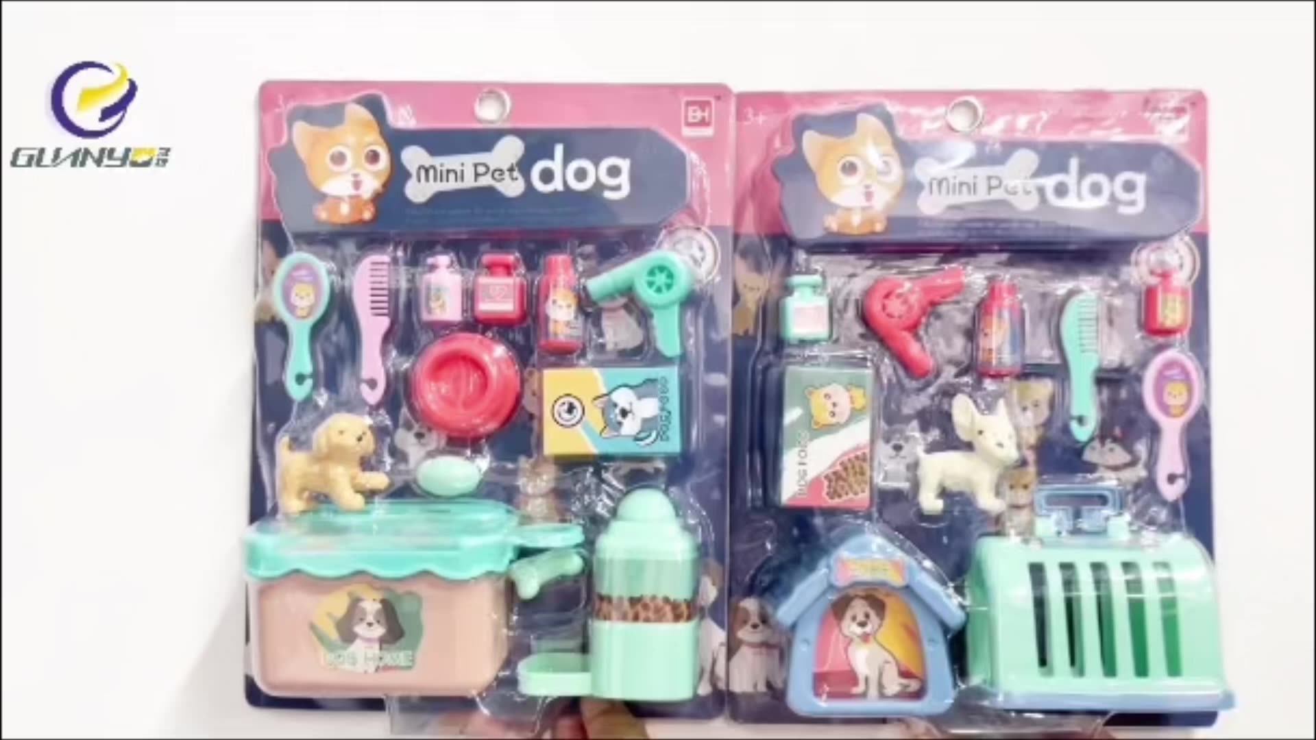 Factory Wholesale Price Plastic Interactive Dog House Set Simulated ...