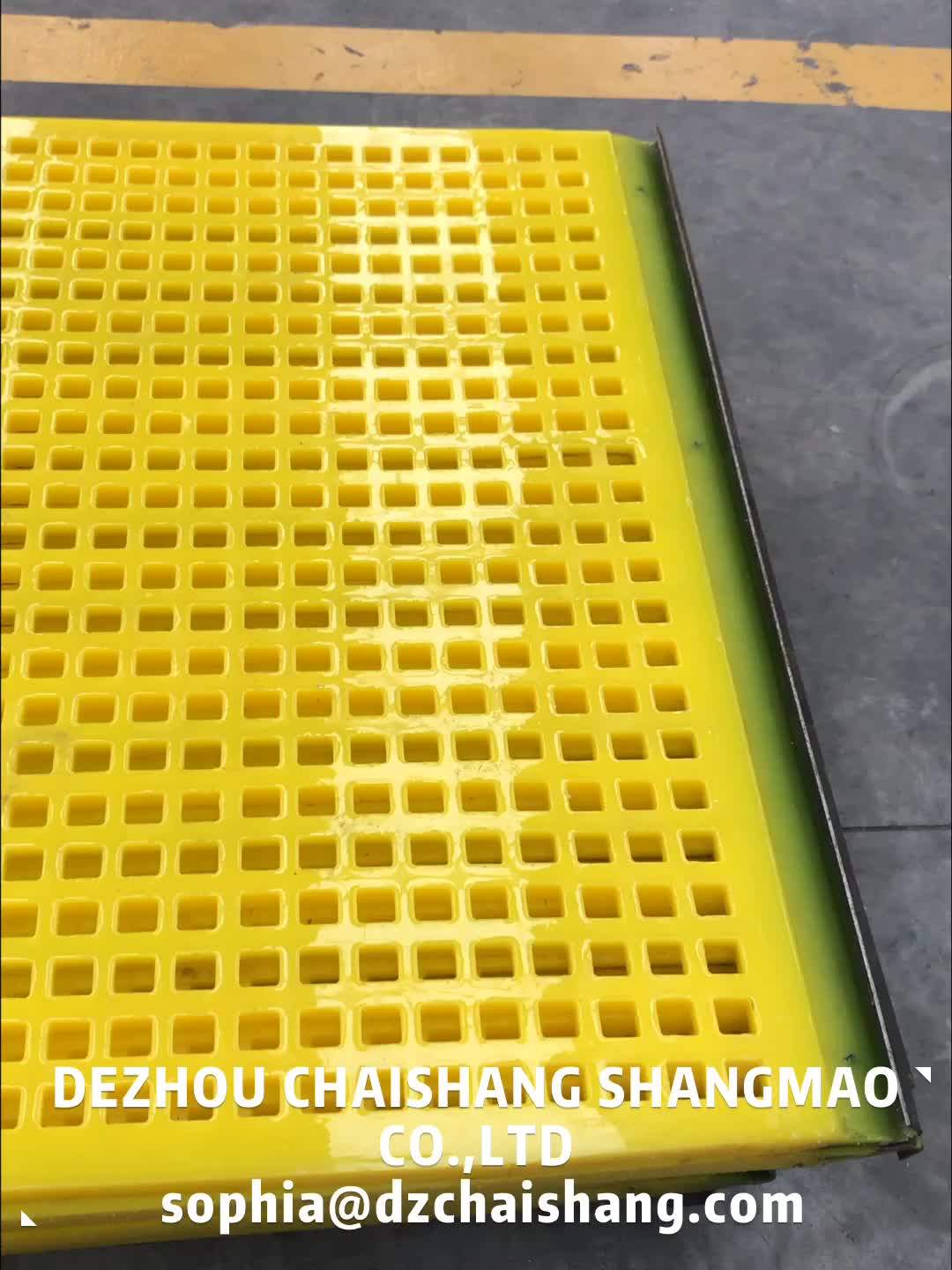 Polyurethane Pu Screen Mesh With Hook For Mine Vibrating Screen - Buy ...