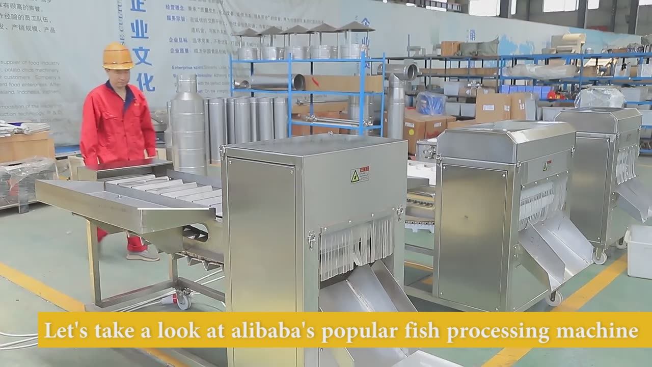 High Quality Automatic Fish Fillet Machine / Fish Processing Line ...