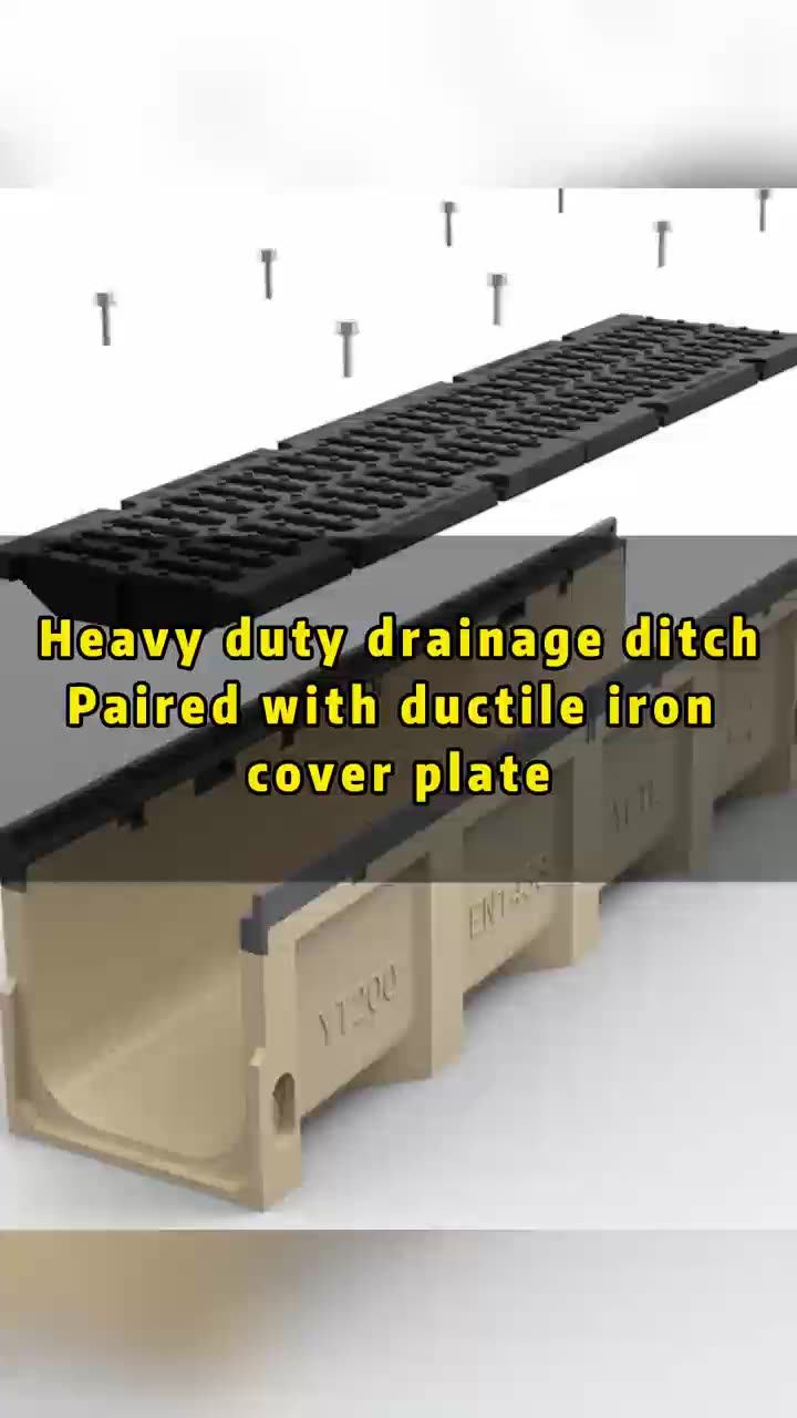 Driveway Drain Trench Systems Outdoor Storm Metal Grates Cover Drainage ...