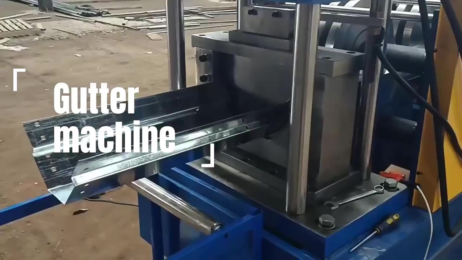Heavy Duty Business Used Gutter Roll Forming Machine For Sale - Buy ...