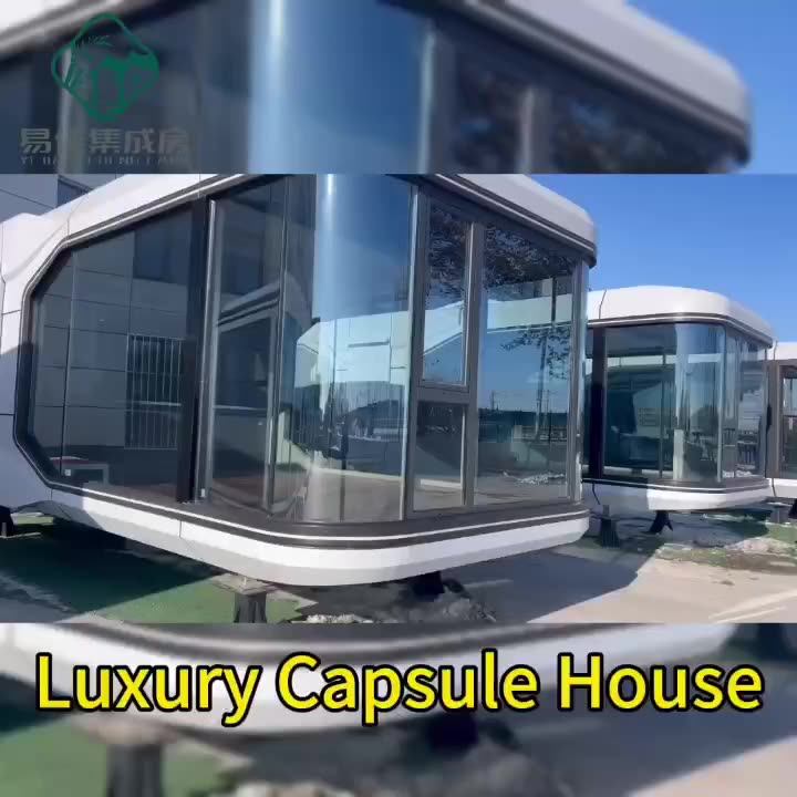 Apple Cabin 20ft 40ft Outdoor Modern Smart Prefab Tiny Capsule House ...