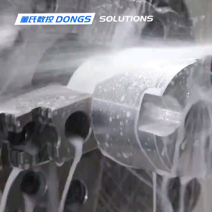 Dongs Lathe Manufacturer Inclined Bed Dual Spindle Cnc Lathe Cnc Turning Dual Spindle Machine ...