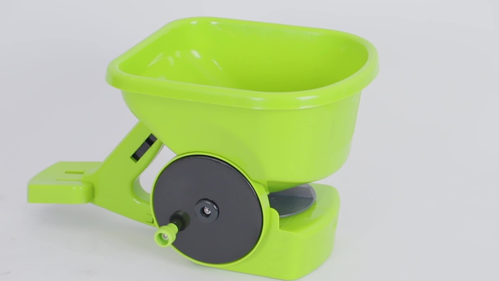 Vertak Hand Held Plastic Manual Grass Seed Salt Spreader Garden 3l ...