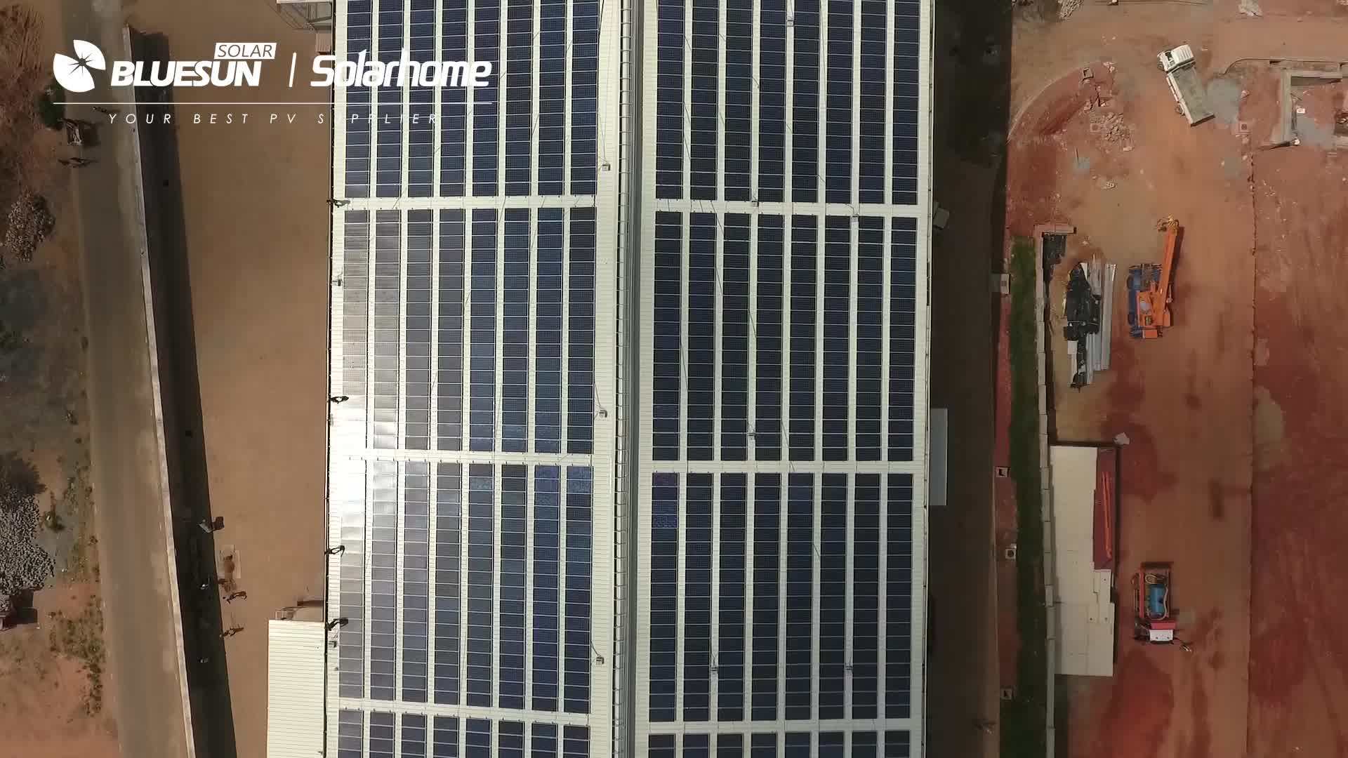 Bluesun Solar 300kw Solar Panel System 300kw solar system 300 kw 200kw ...