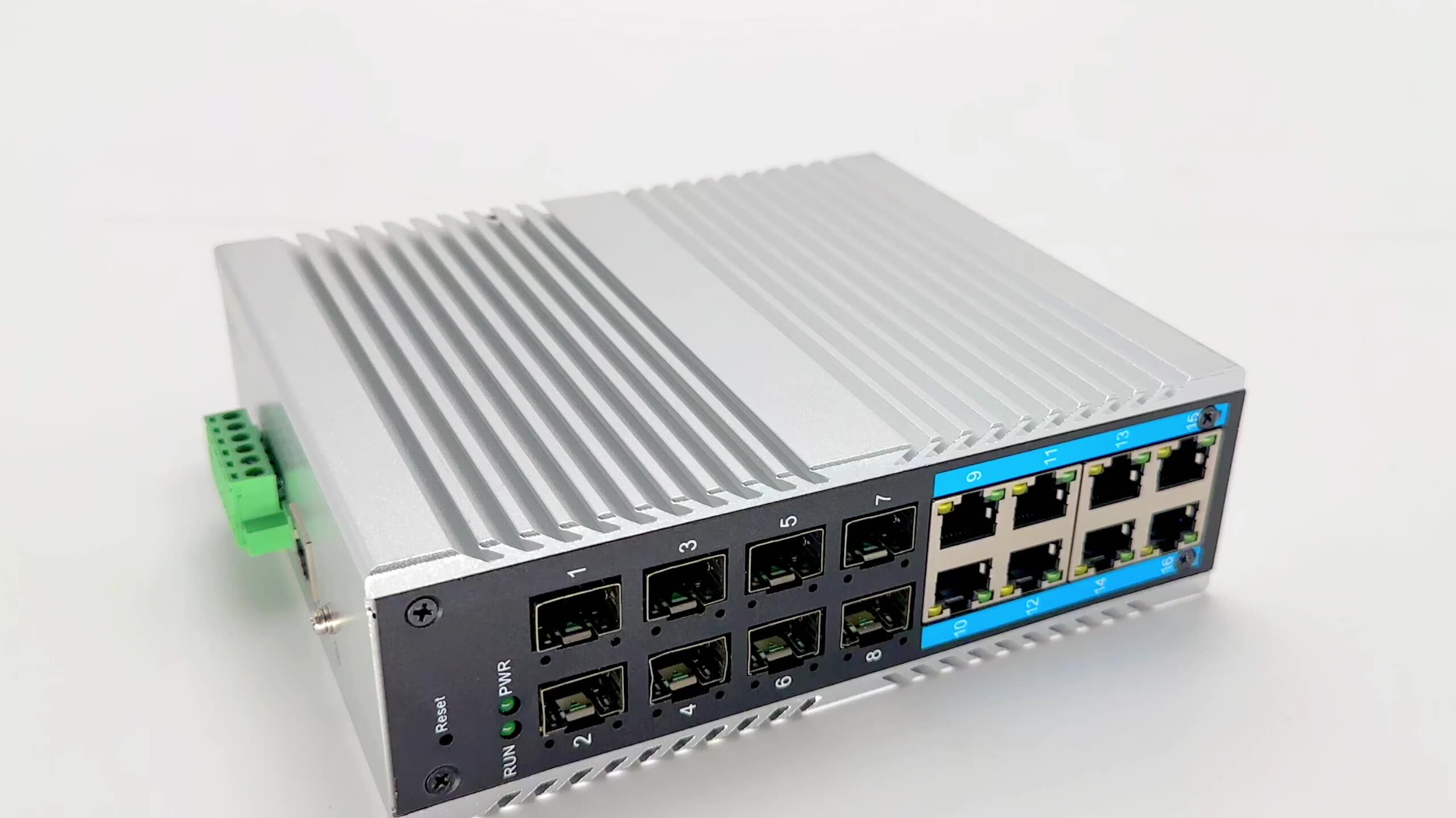 16 Port Industrial Network Switch Managed 10/100/1000m Ethernet Poe ...