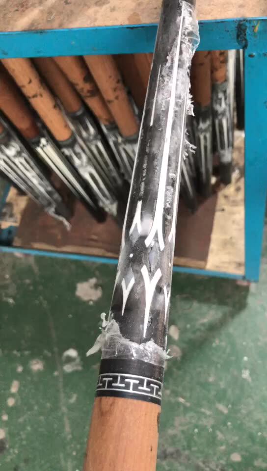 Korea Carom Cue Chyone Custom Silver Ring Abalone Shell Inlay Gabon ...