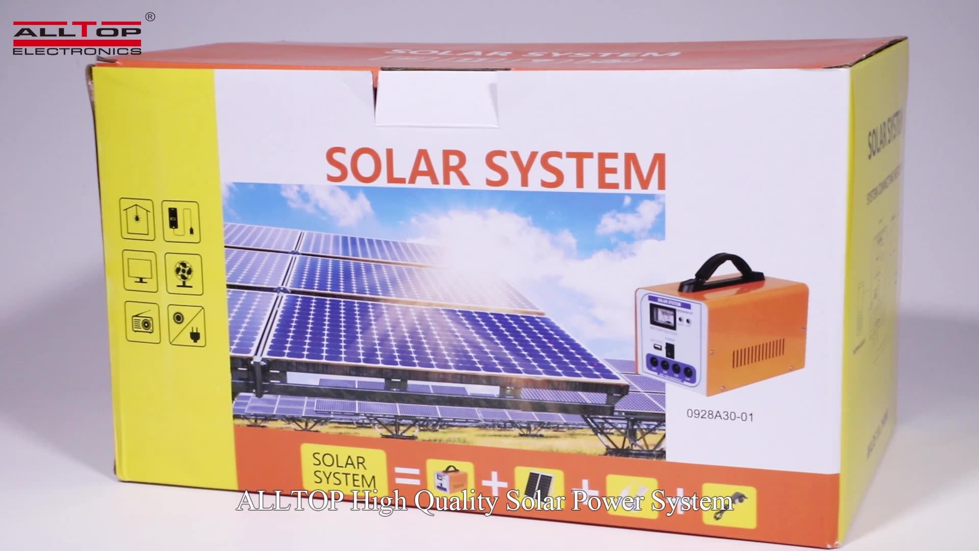 Alltop Outdoor Portable Solar Power Home Charging Led Lighting Solar ...