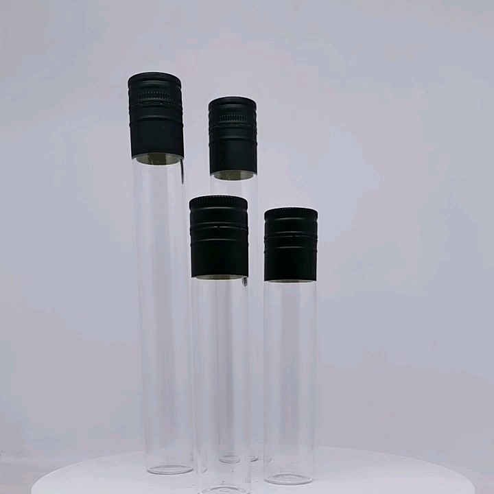 Mini 30ml 50ml 100ml Tube Beverage Wine Glass Bottle With Colorful ...