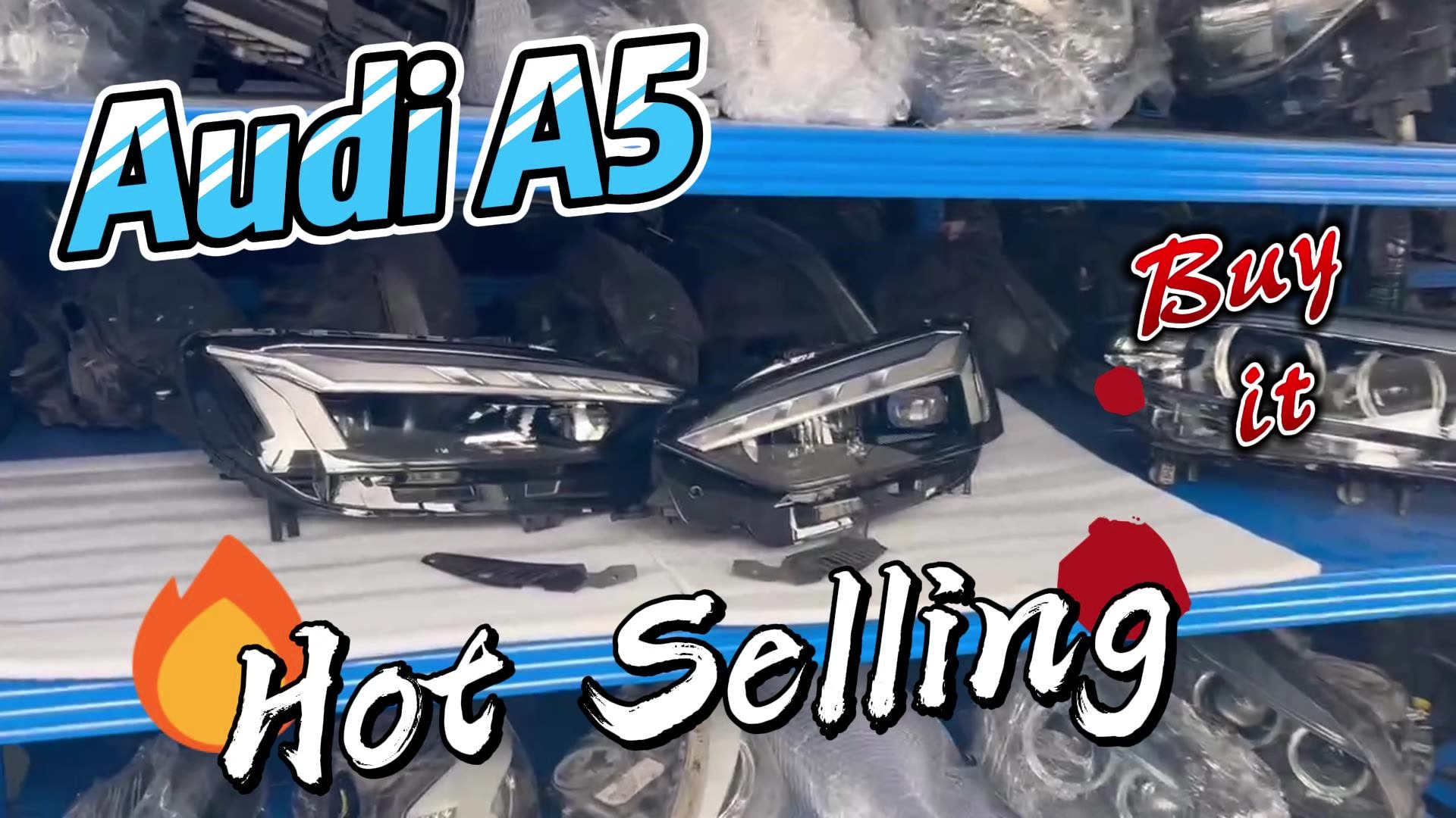 A5 A5l Used Original Headlights Assembly 16-24 Rs5 Daylight Streaming Turn Signal Modified Led ...