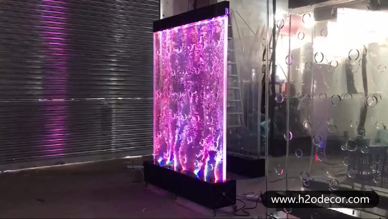 Rgb Color Changing Acrylic Bubble Panel Water Bubble Wall Used As ...