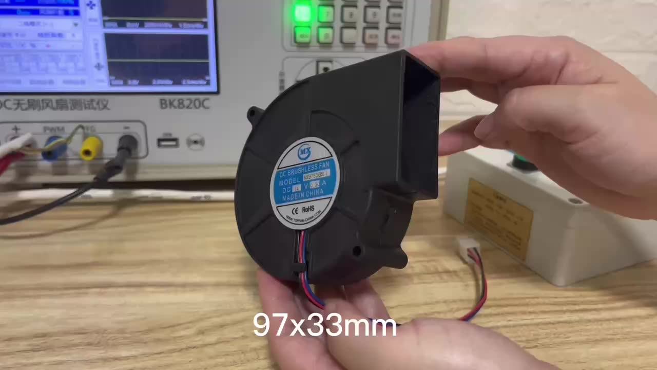 5v Usb 9733 Mini Centrifugal Fan Blower 97x95x33mm Barbecue Charcoal ...