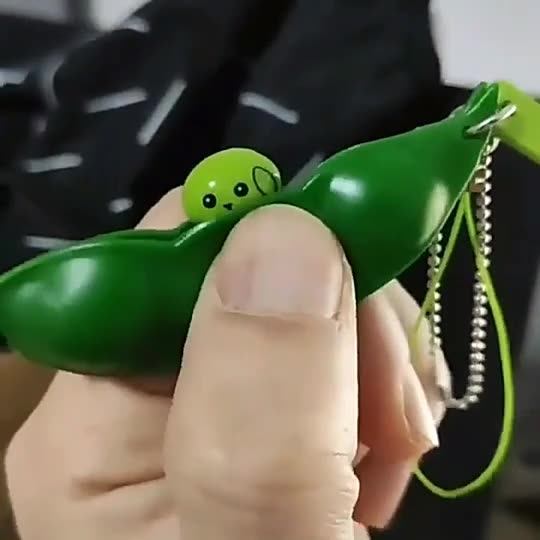 Fidget Toys Infinite Squeeze Edamame Squishy Decompression Squeeze Peas ...