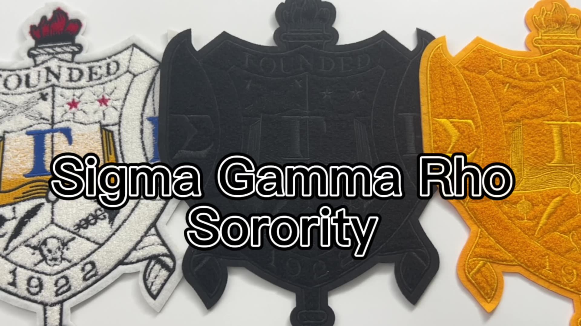Custom Embroidered Aka Sorority Sigma Gamma Rho Sgrho Sorority Since ...