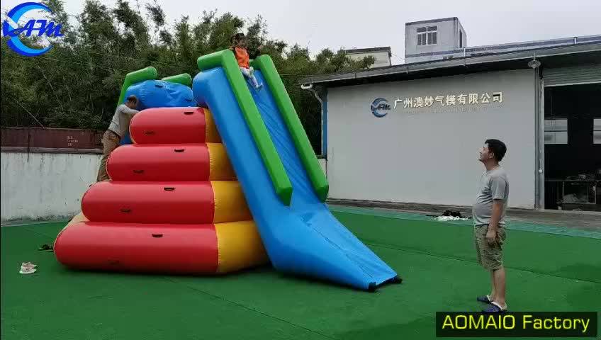 Outdoor Inflatable Water Park Games Mini Aqua Park Slides For Kids ...