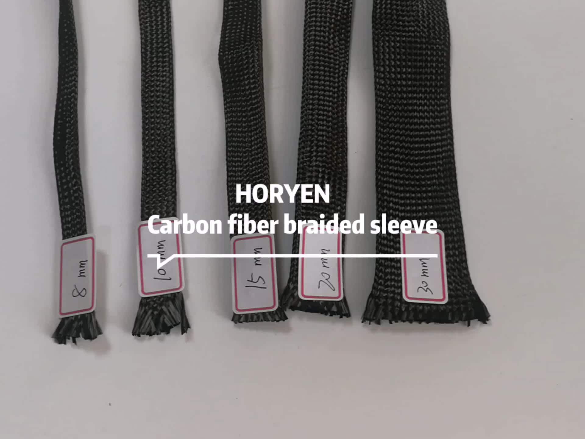 Hot Sale Carbon Fiber Sleeve Braided Sleeve Cable - Buy Carbon Fiber ...