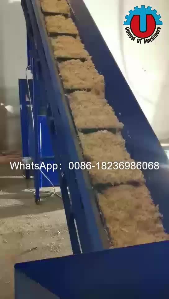 Horizontal Hydraulic Wood Sawdust Baler Bagging Packing Machine For ...