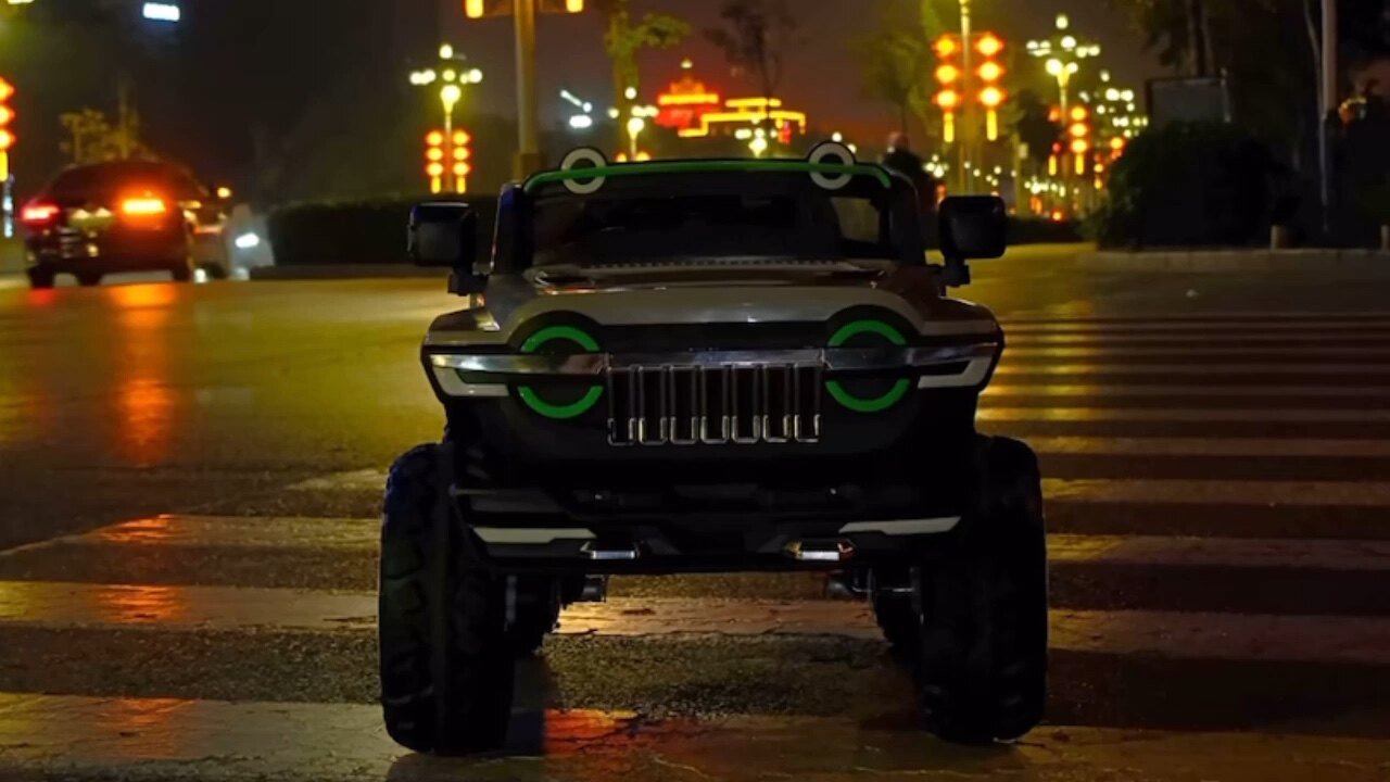 China Electric Car 2 Seats Differential 3-speed Adjustment Four Wheel ...