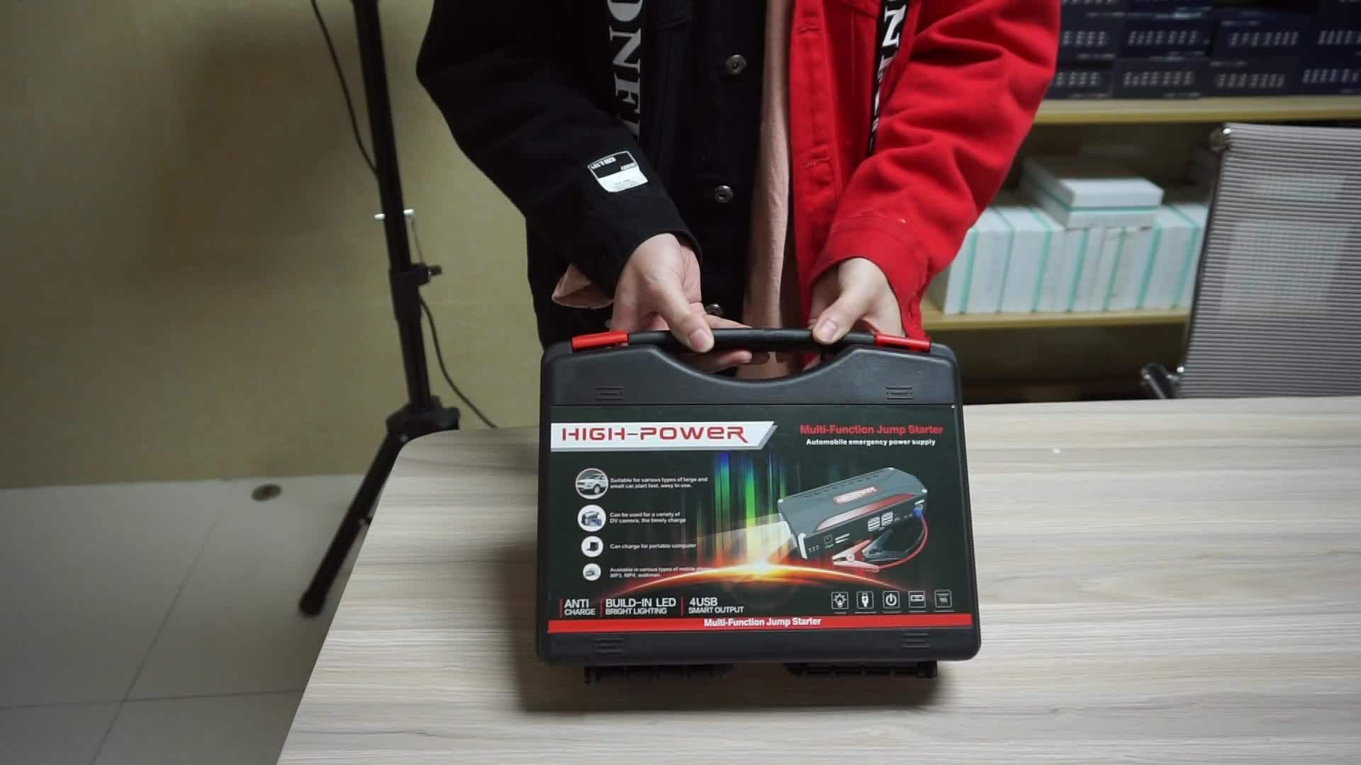 Car High Power Jump Starter 12v/24v 24000mah 1000a Peak Current Car ...