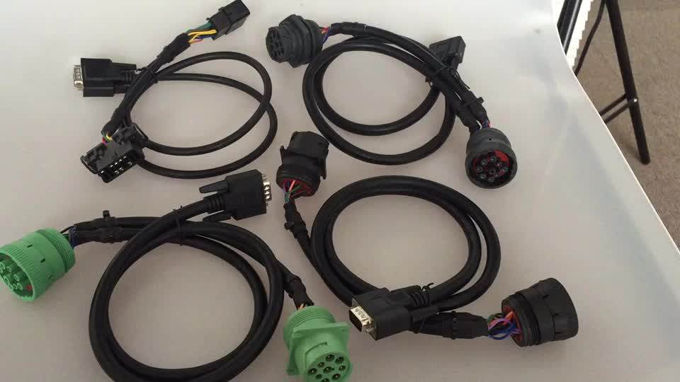 Car Green Black 9pin Deutsch Connector J1939 To15pin J1708 Obd2 ...