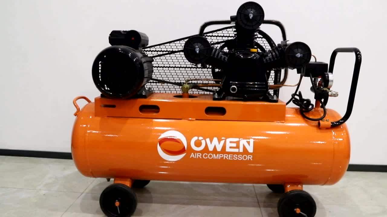 Belt-driven Italy Portable 3-cylinder Air Compressor For Sale - Buy Air ...