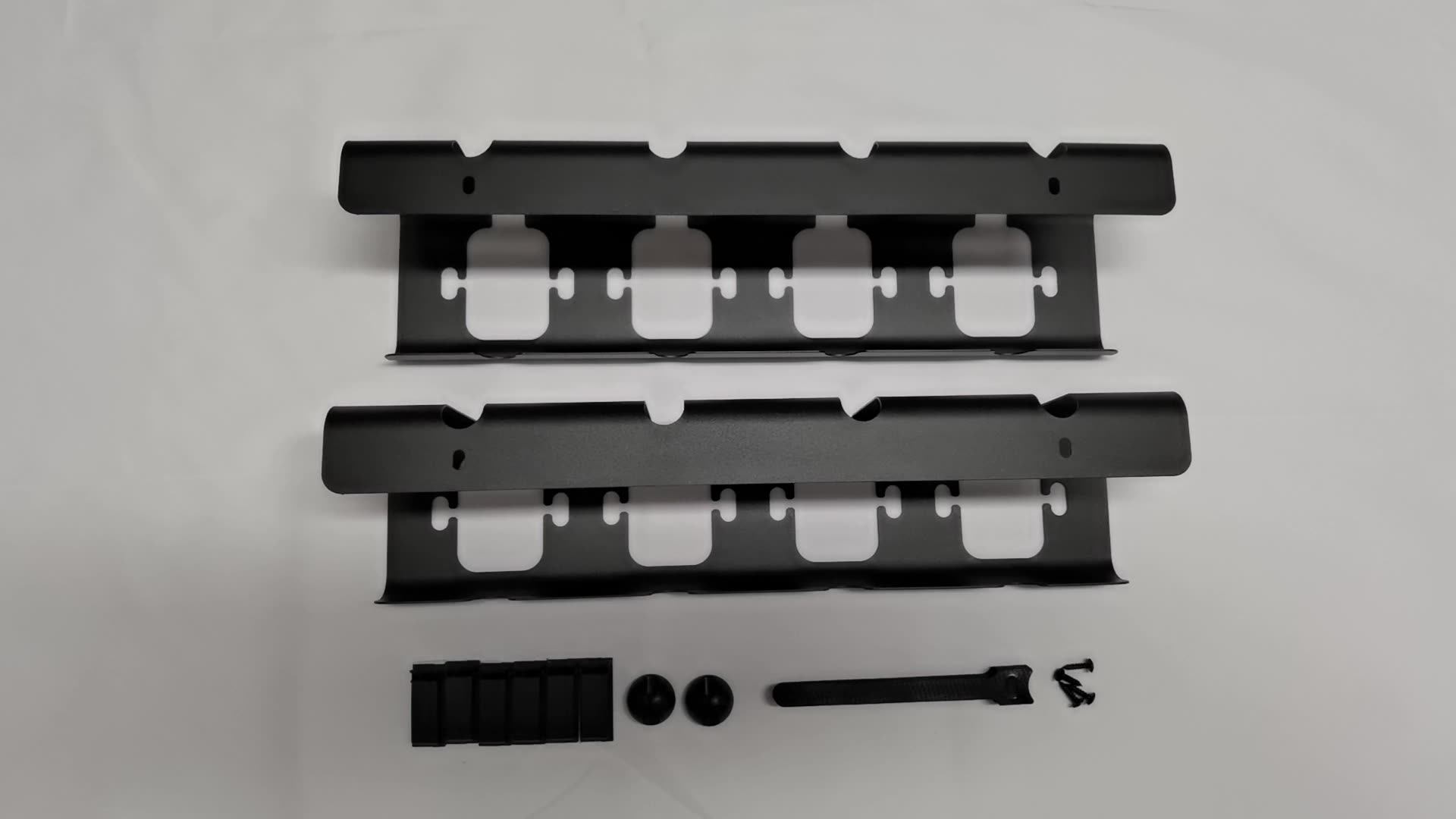 Under Desk Cable Management Tray 16.5 Sturdy Metal Power Strip Holder ...