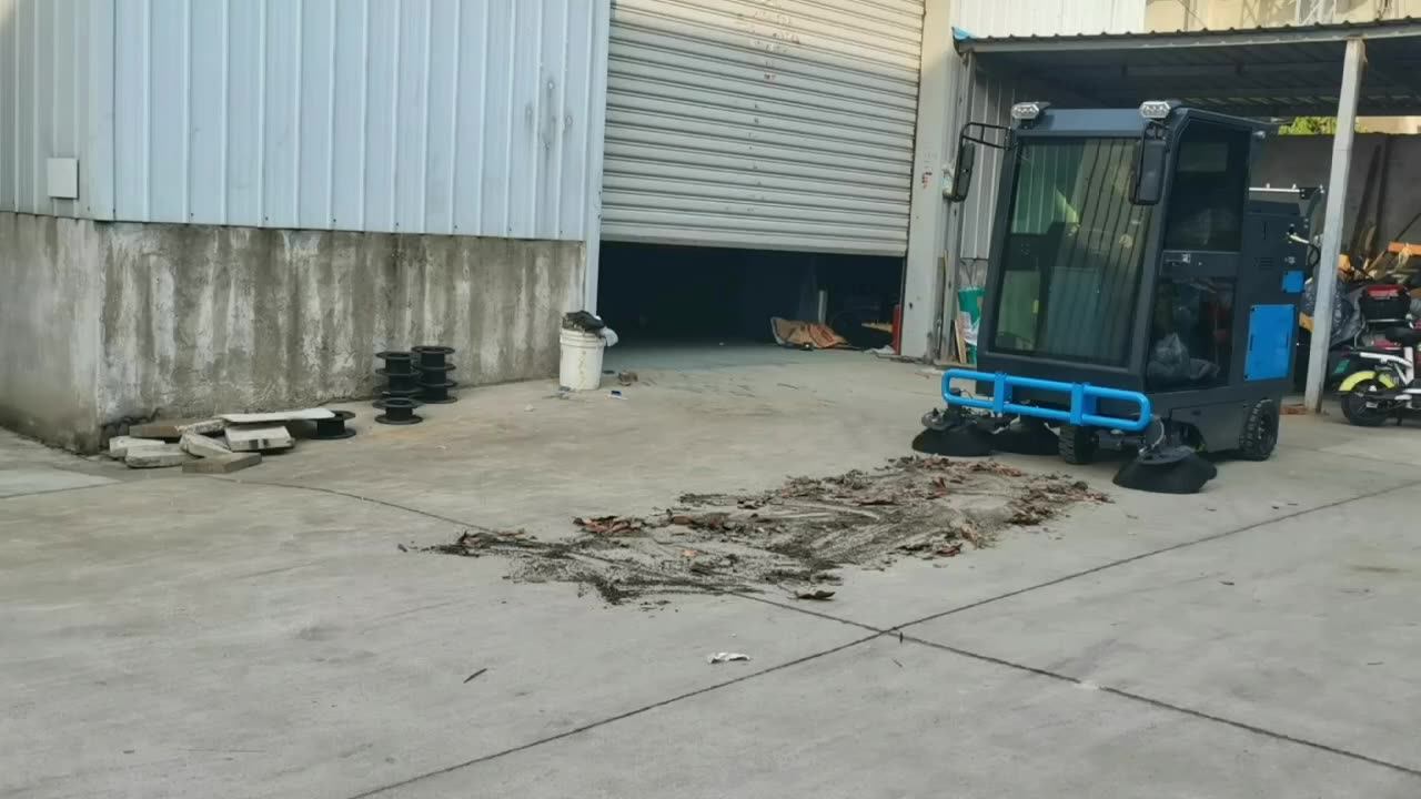 Driving Cordless Commercial Industrial Electric Power Floor Road Street ...