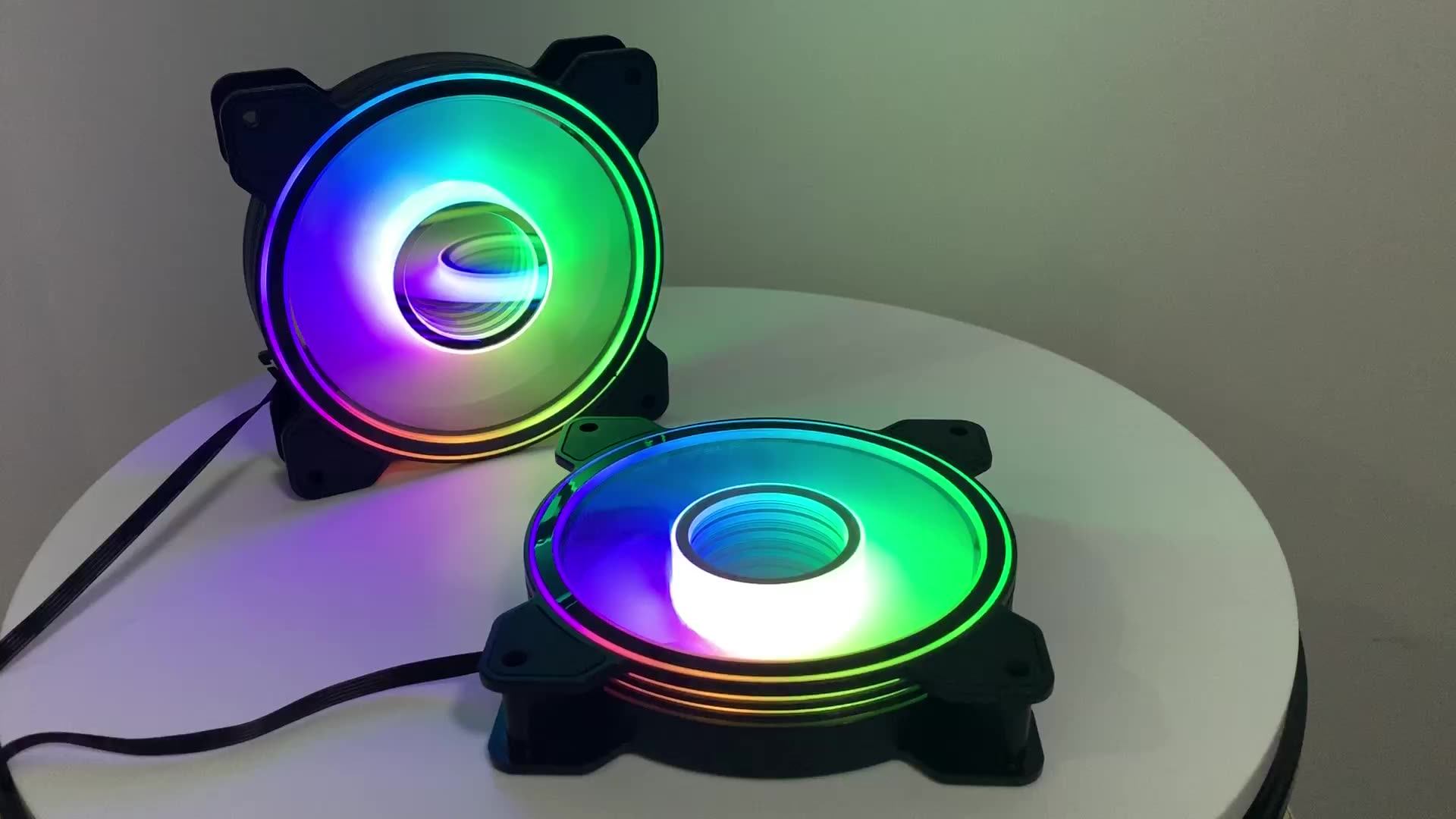 Gaming Pc Fan Computer Case Cooler Cpu 120mm Rgb Fan Custom Your Logo ...