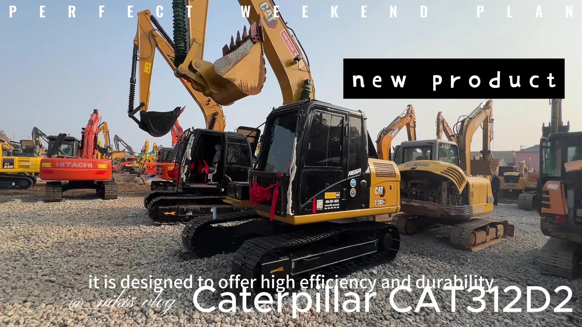 Used 12 Ton Excavator Caterpillar 312 Cat312 Cat312c Cat312d2 ...