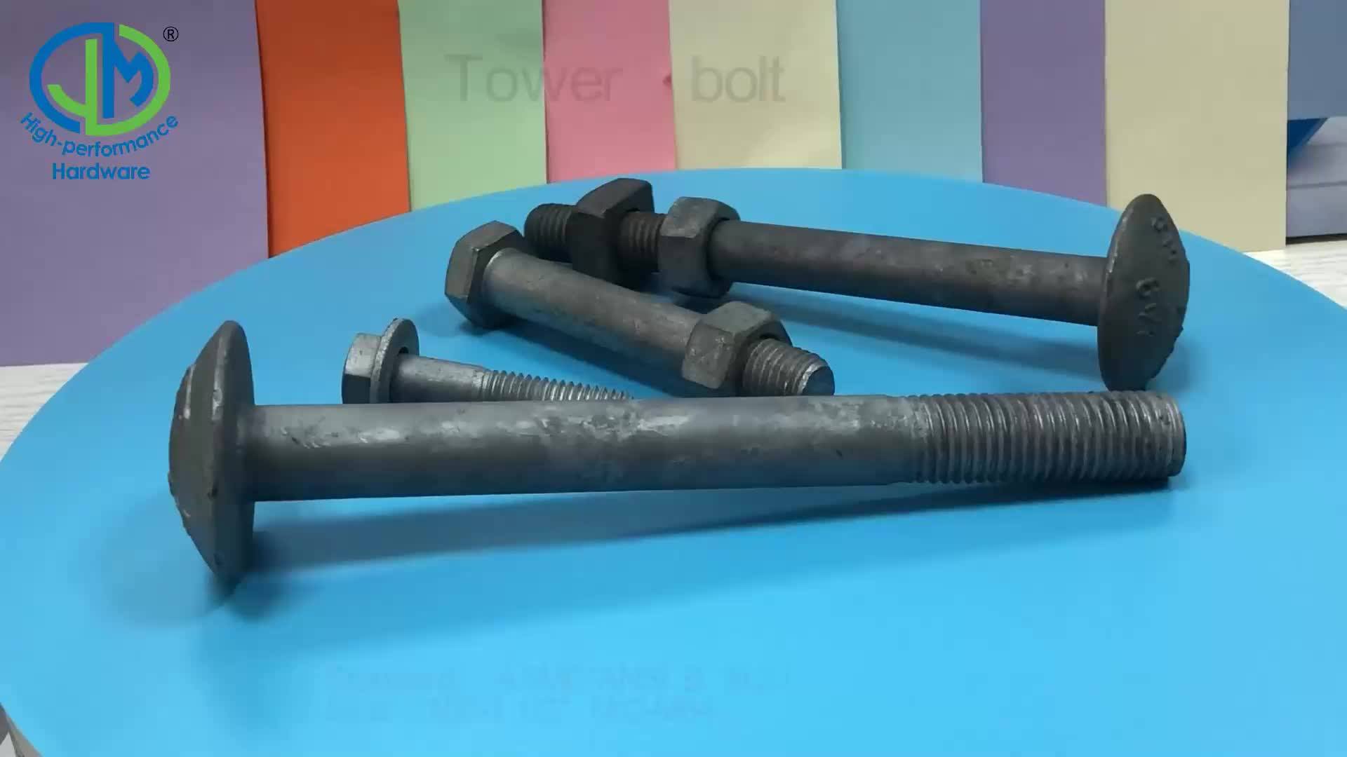 Professional Selling Hex Head Tower Bolts A394 Step Bolts Type0 Type1 ...